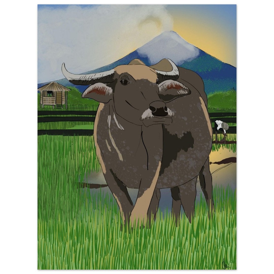 Filipino Karabao - Premium Matte Paper Poster - Etsy