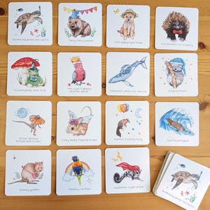 Australian Animal Memory Card Game DIGITAL DOWNLOAD - Etsy