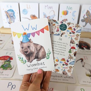 Australian Animal Alphabet Flash Cards DIGITAL DOWNLOAD - Etsy