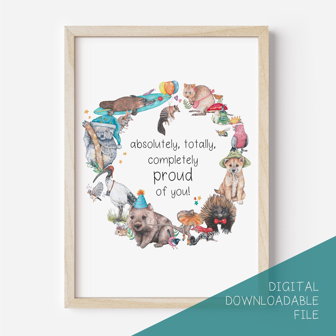 Proud of You! DIGITAL DOWNLOAD - Etsy