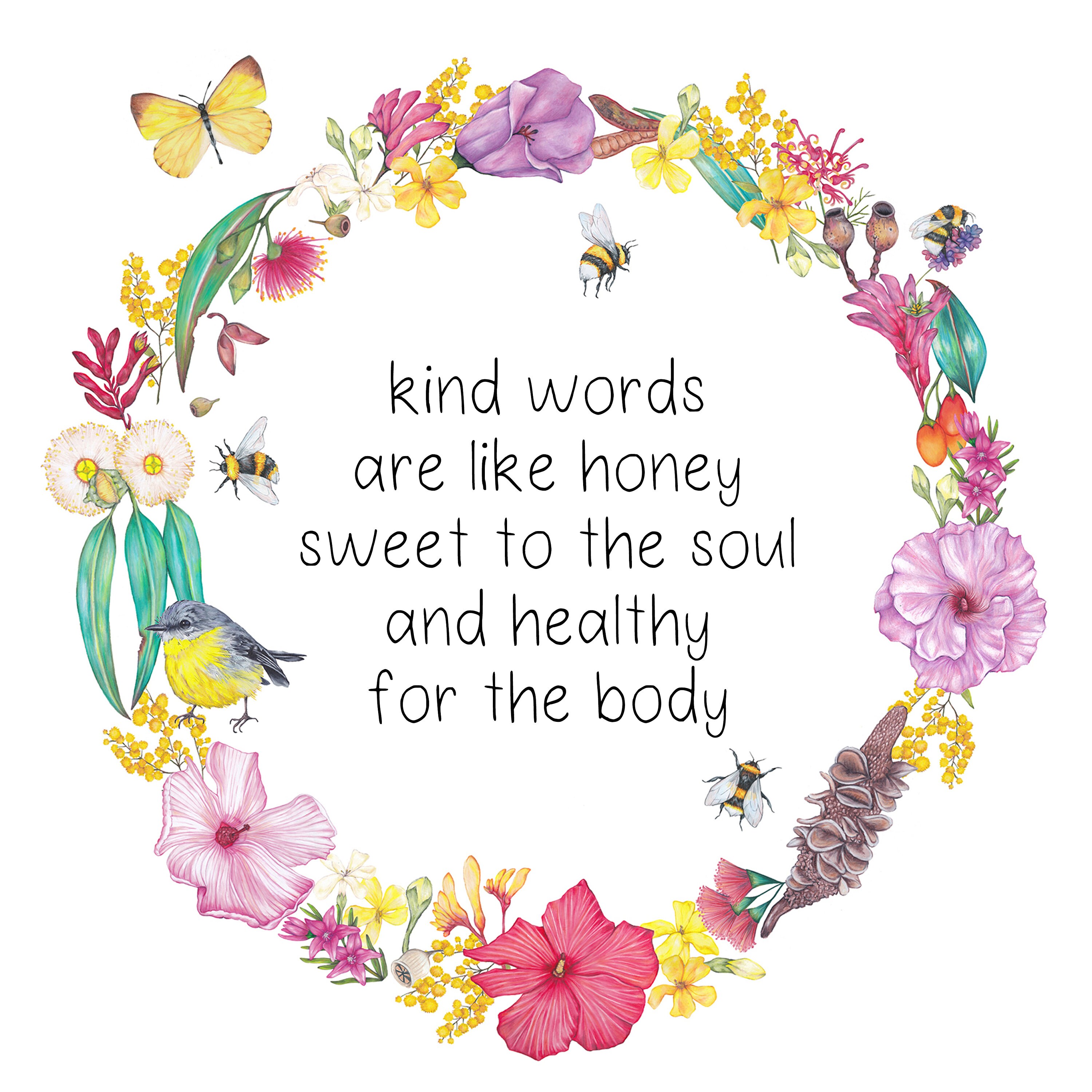 Kind Words Proverb DIGITAL DOWNLOAD - Etsy
