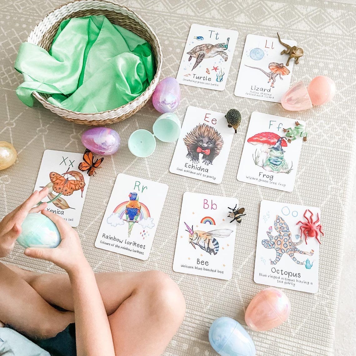 Australian Animal Alphabet Flash Cards DIGITAL DOWNLOAD - Etsy