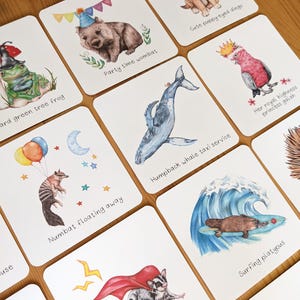 Australian Animal Memory Card Game DIGITAL DOWNLOAD - Etsy