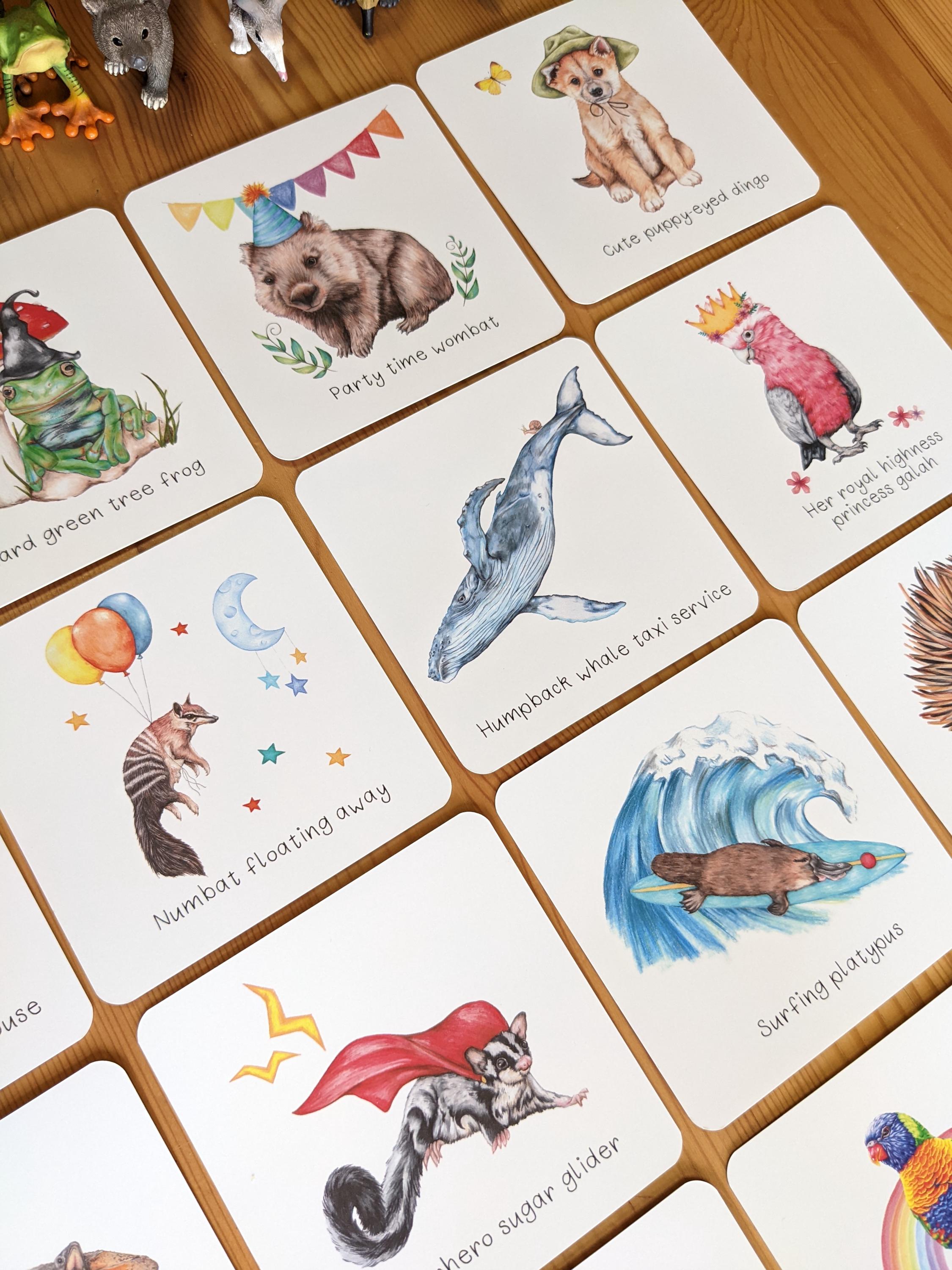 Australian Animal Memory Card Game DIGITAL DOWNLOAD - Etsy