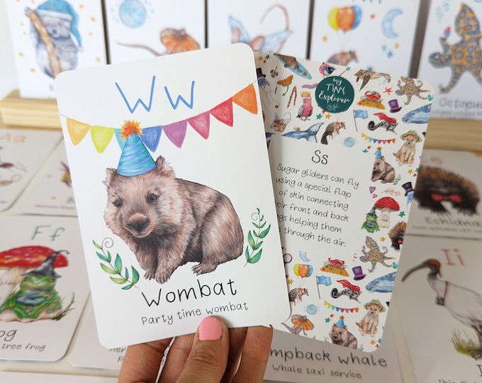 Australian Native Plant Flash Cards 20 in a Pack Fun Facts About Each ...