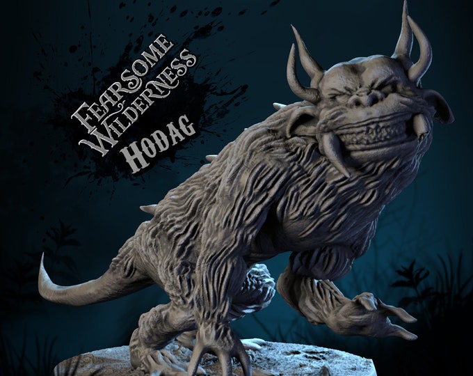 Fearsome Wilderness Critters Hodag Miniature | Tabletop Minis | Fantasy ...