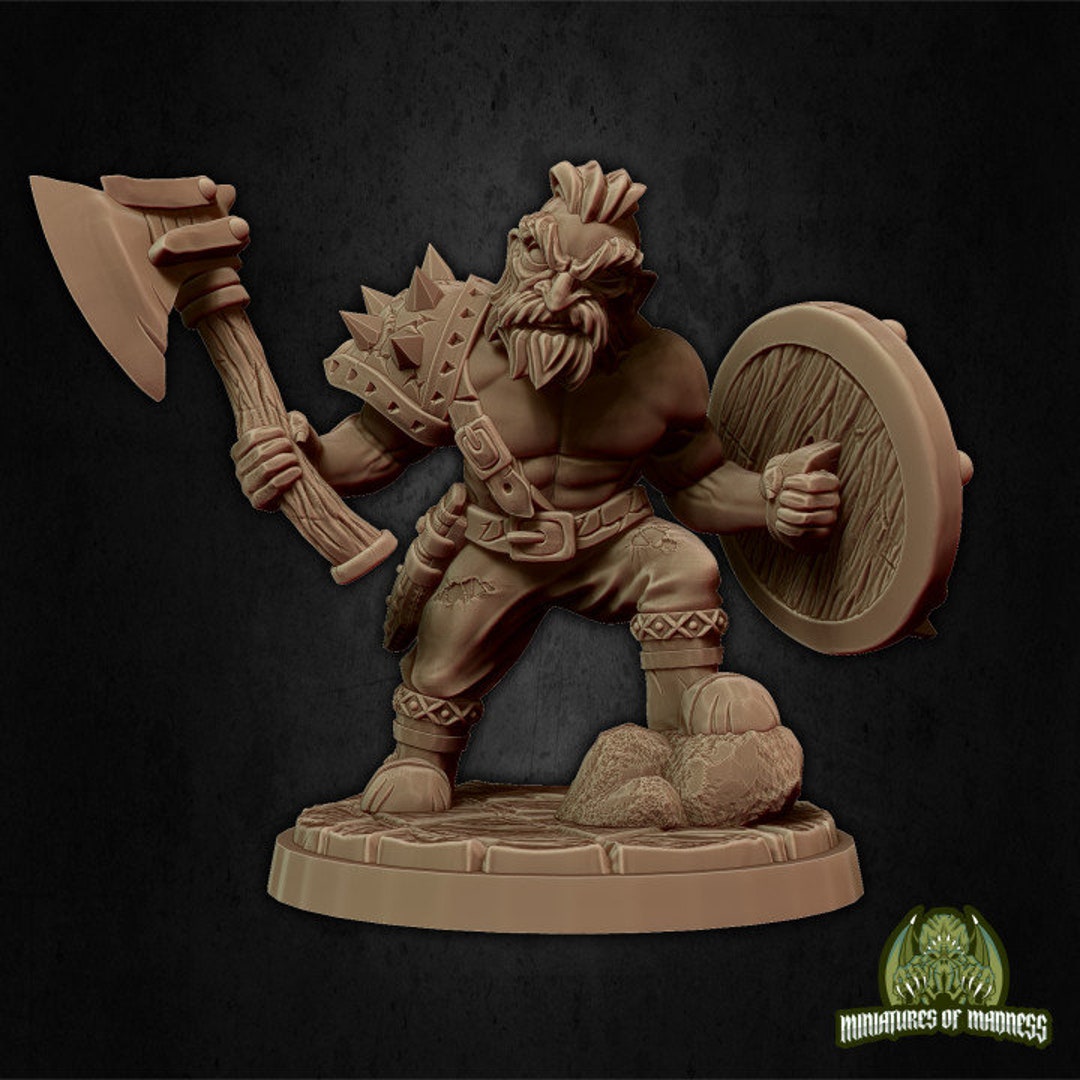 Dwarf Barbarian Zealot Warrior Dnd Pathfinder Tabletop Gaming Hold My ...