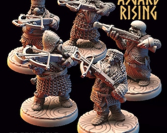 Set of 5x Dwarf Musket Riflemen Soldiers | Perfect for D&D, Pathfinder ...