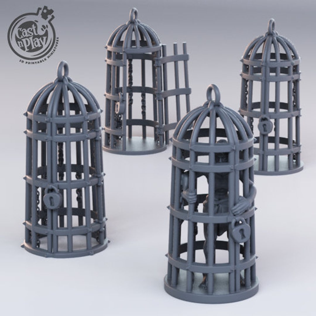 Prisoner Cage Scenery | Perfect for Dnd Adventures, Pathfinder, 5E, 9th ...