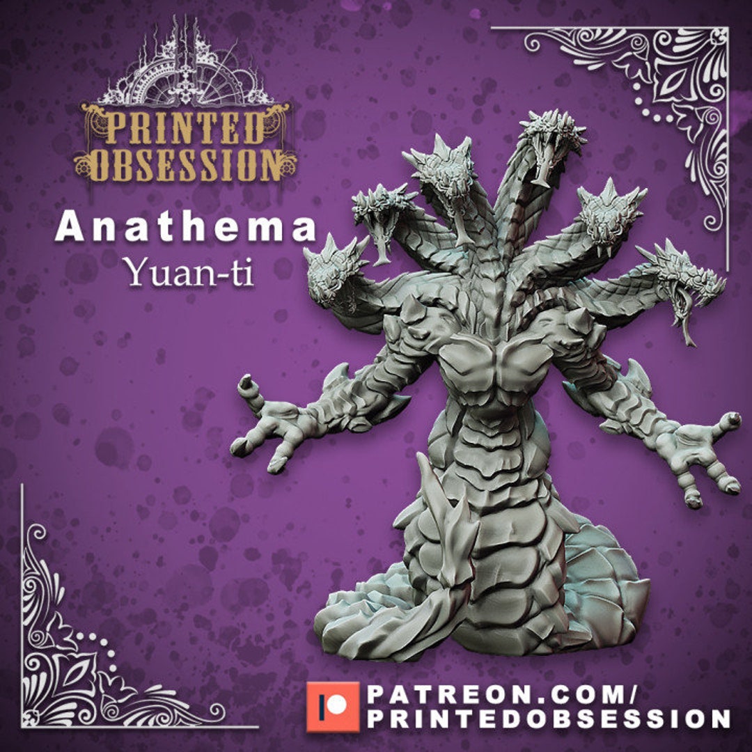 Yuan-ti Anathema, Snake People Dnd Pathfinder Steampunk RPG Other ...