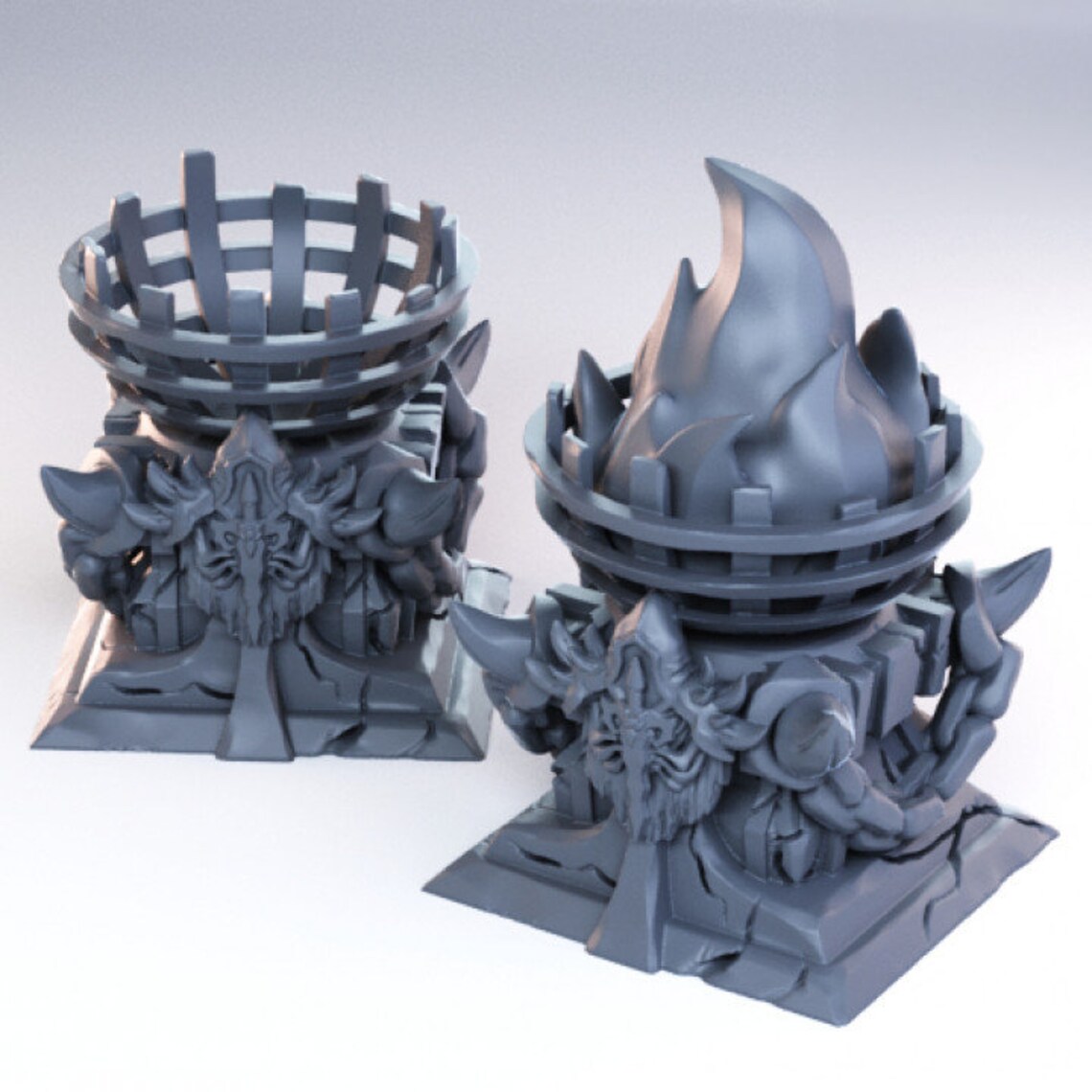 Large Signal Torch for 28mm Miniature Scenery | Perfect for D&D ...