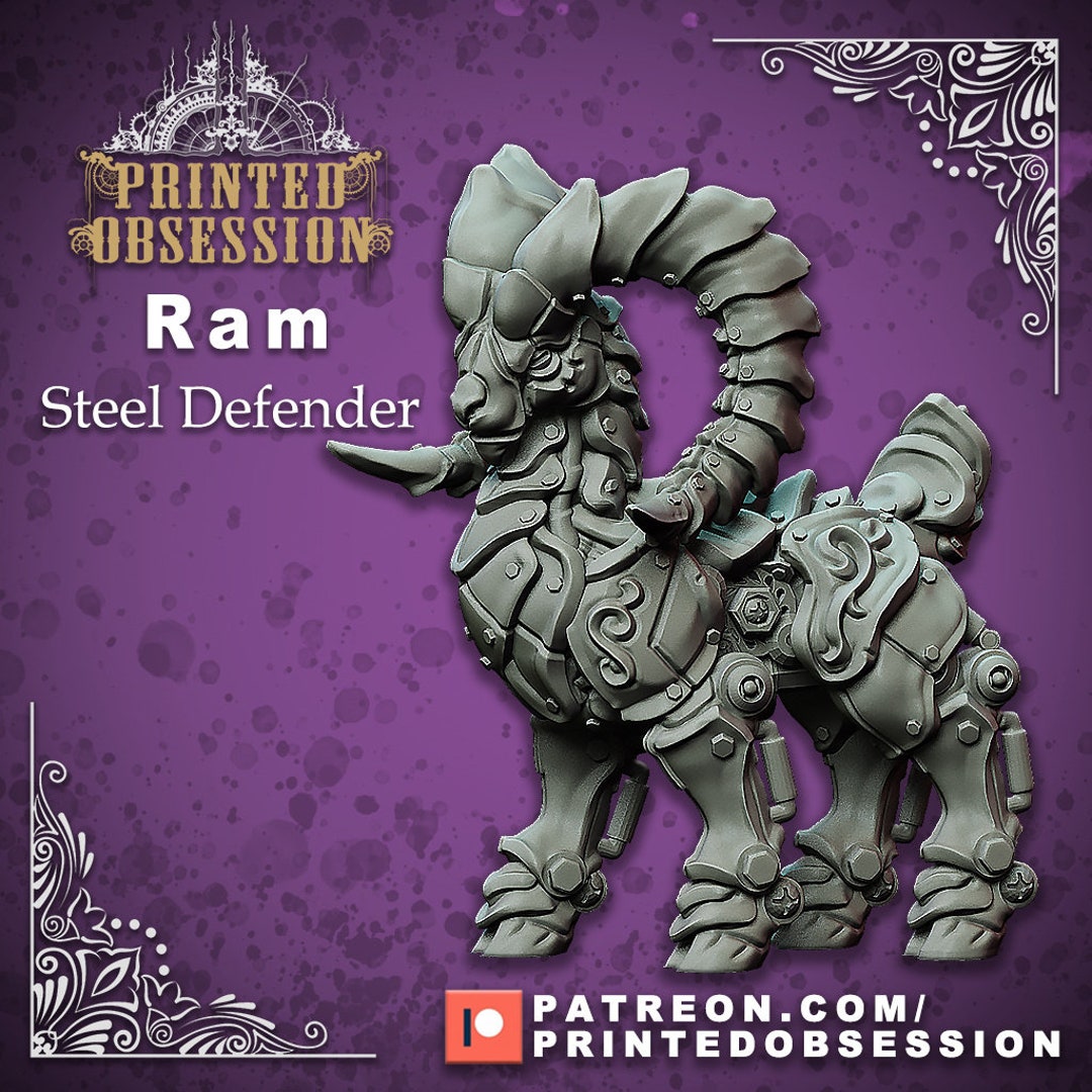 FAST SHIPPING | Steel Ram Defender Mechanimal Artificer Construct ...