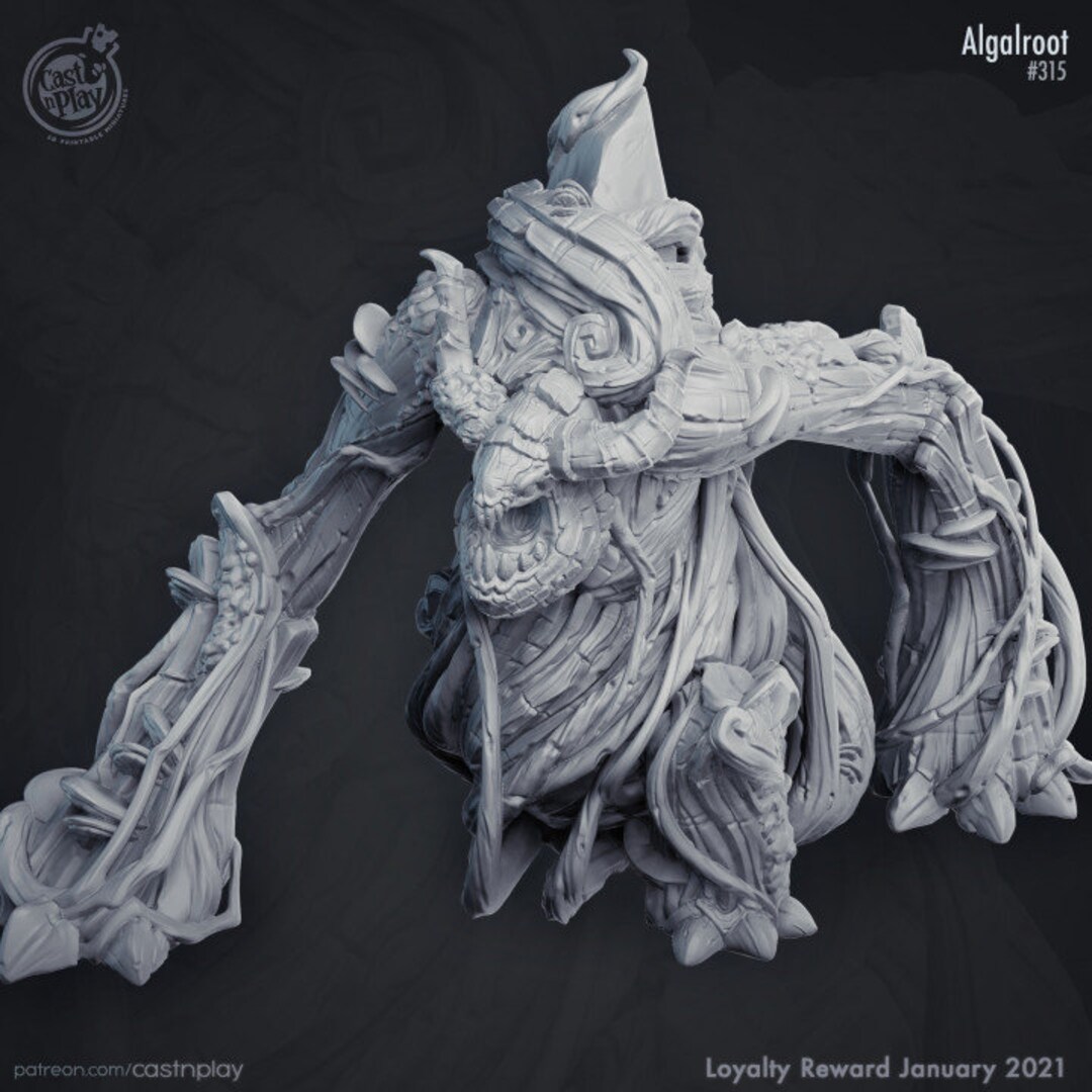 Algaroot, Demonic Undead Tree Ent Dnd Pathfinder Sigmar Frostlands ...