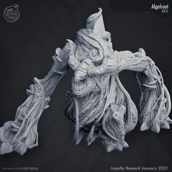 Algaroot, Demonic Undead Tree Ent Dnd Pathfinder Sigmar Frostlands ...