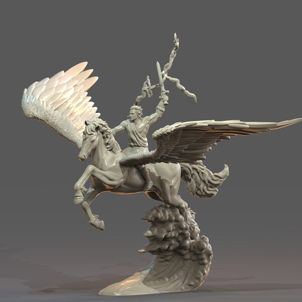 Greek Pegasus Miniature - Etsy