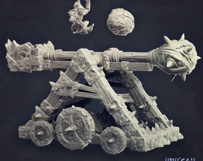 Uru-can Goblin Barbarian Catapult Dnd Pathfinder Sigmar Frostlands ...