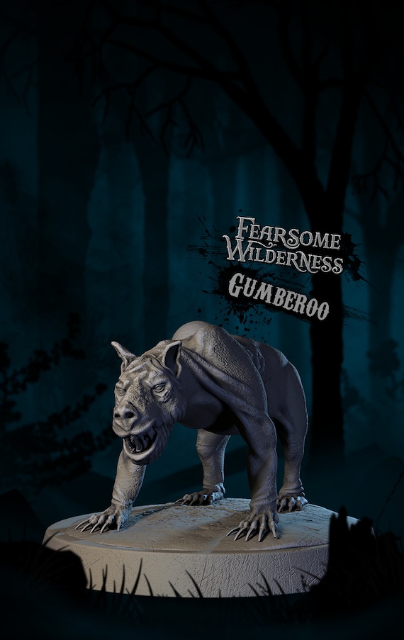 Fearsome Wilderness Critters Gumberoo Miniature Tabletop | Etsy