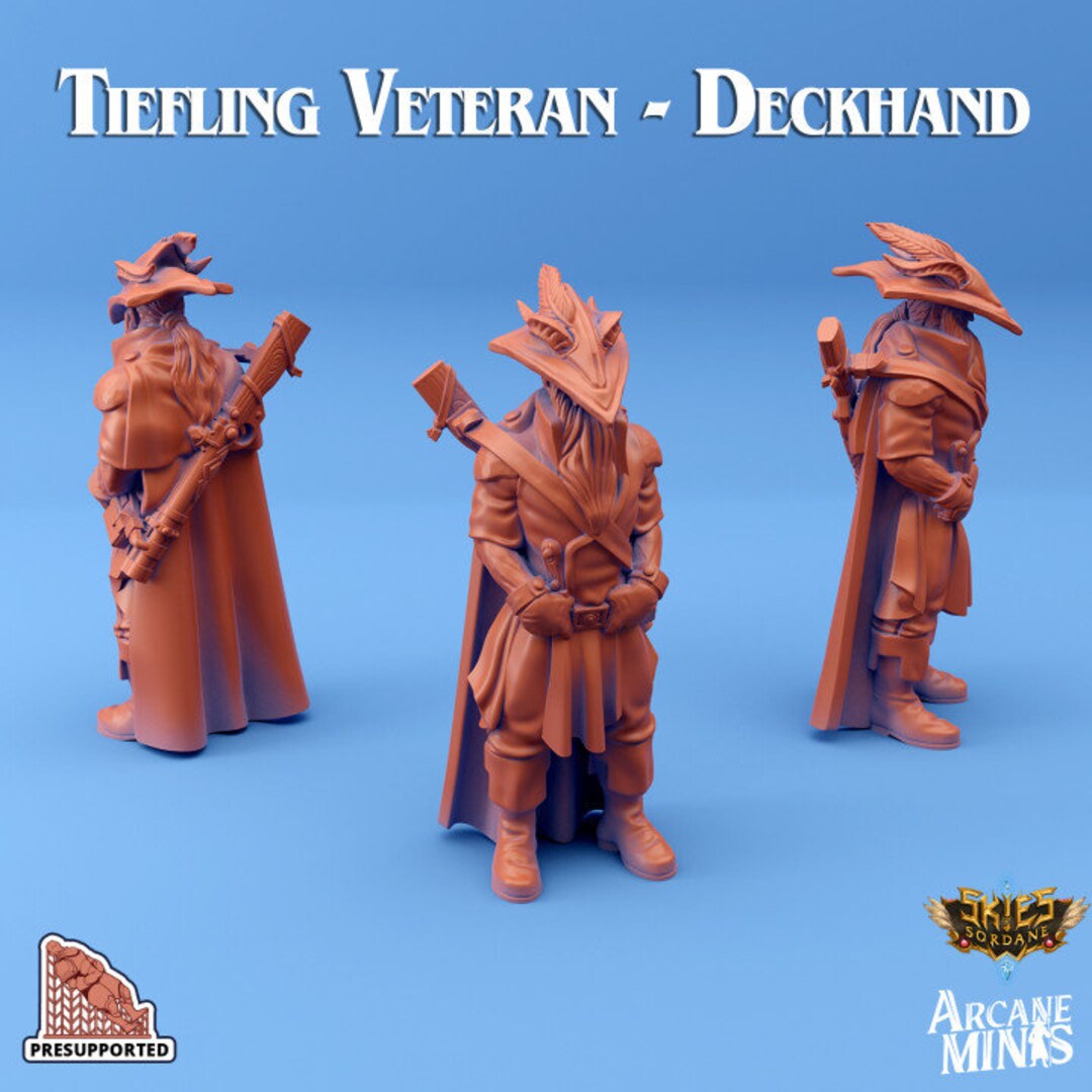 FAST SHIPPING | Tiefling Rifleman Mercenary Deckhand | Skies of Sordane ...