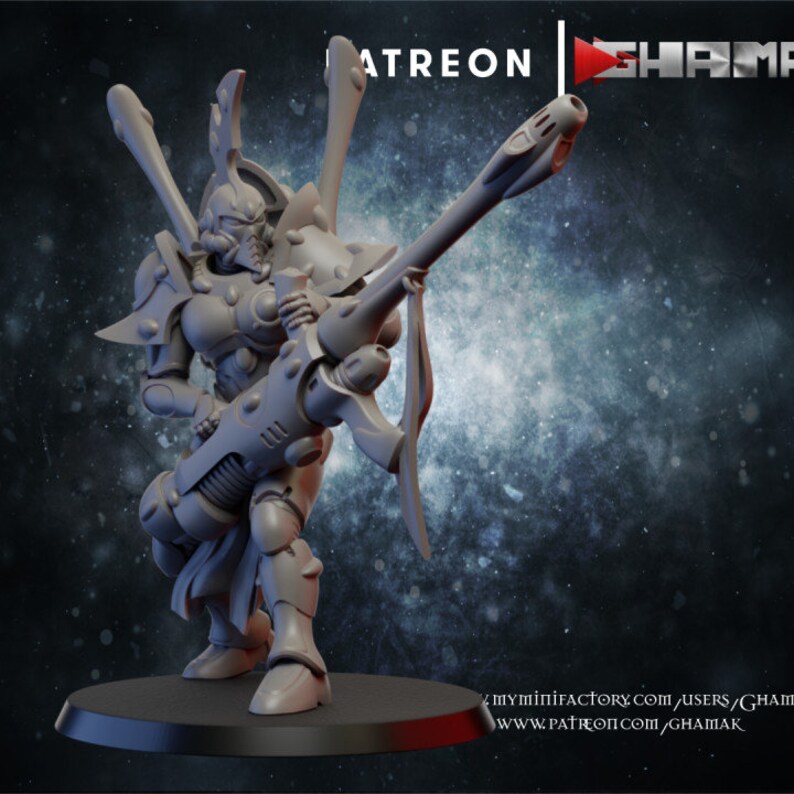 Dark Space Elf Heavy Cannon Operator Dnd Pathfinder - Etsy