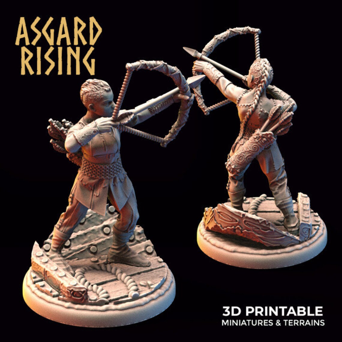 Female Viking Ranger Axe Thrower Archer Perfect for D&D - Etsy