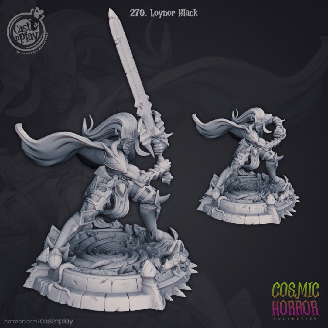 Loynor Black. Corrupted Dark Elf Warrior Dnd Pathfinder Sigmar ...