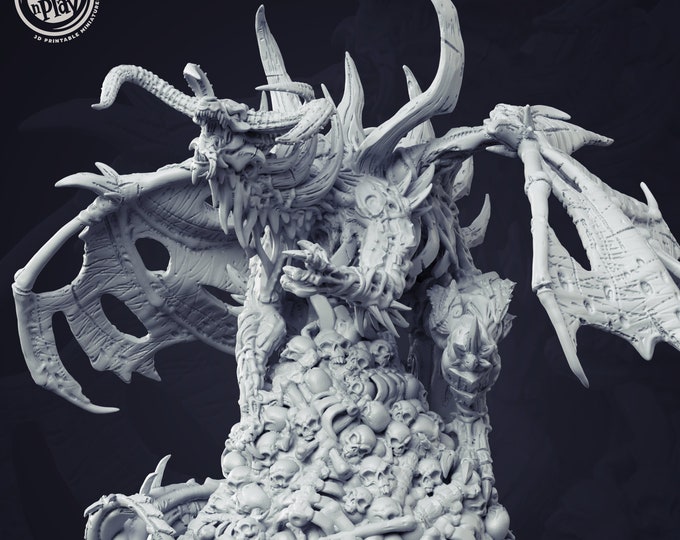 Undead Drake Boss Dragon Monster Perfect for Dnd, Pathfinder, 9th Age ...