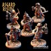 Set of 5x Dwarf Musket Riflemen Soldiers | Perfect for D&D, Pathfinder ...
