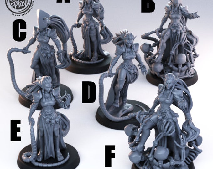 Female Necromancer 28mm Scale Miniature Perfect for D&D Campaigns ...