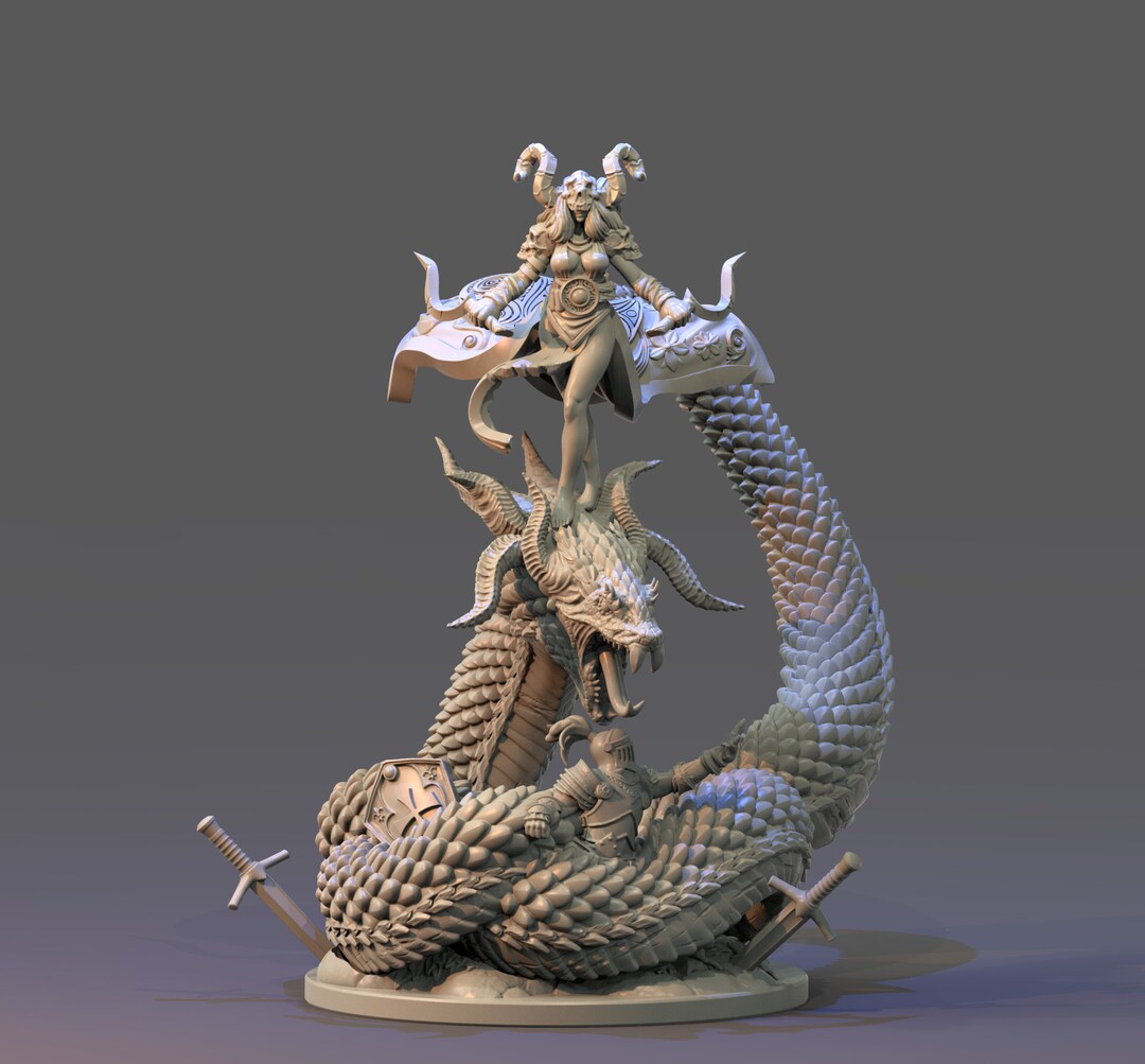 Morgan Le Fay Sorceress Miniature Dnd Pathfinder Sigmar - Etsy