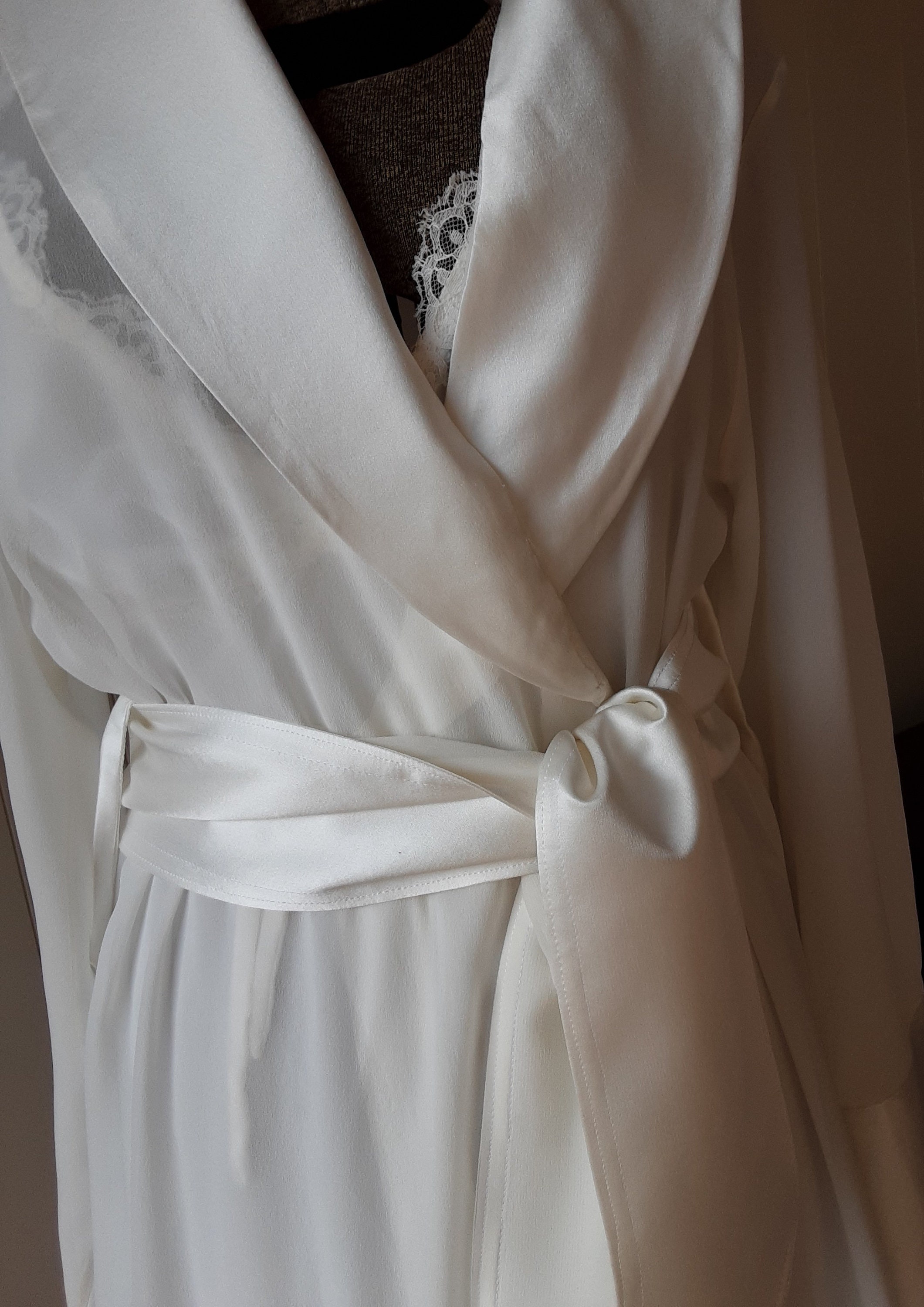 Silk Wedding Trousseau Negligee and Robe Mulberry Silk Wedding Birthday ...