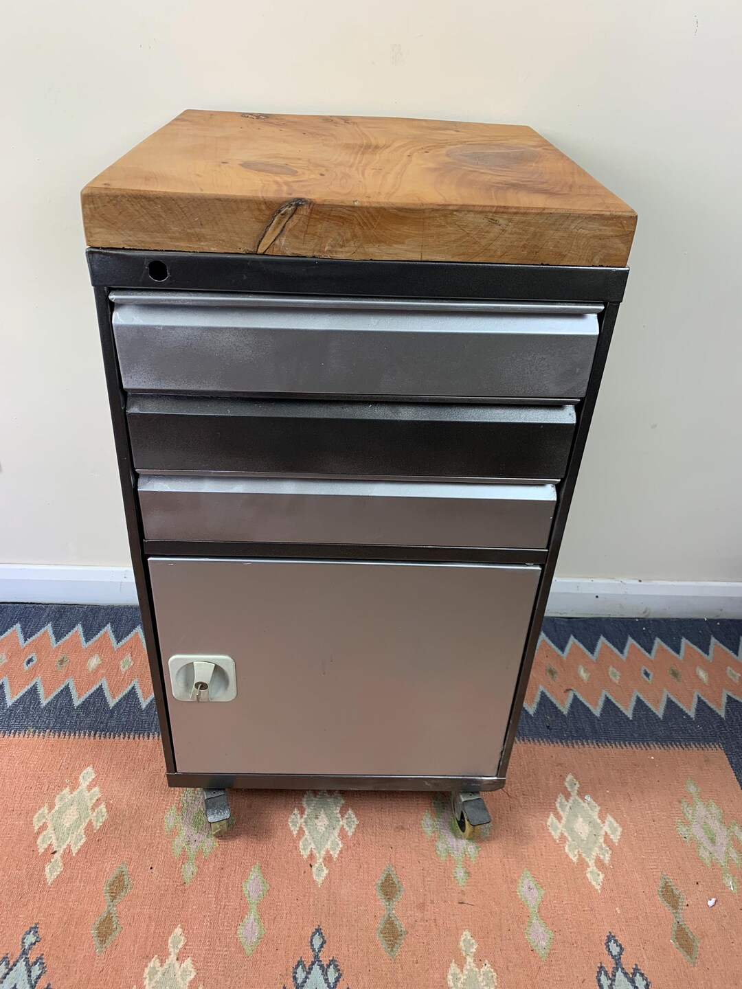 Mobile Workstation, Storage, Craft Unit With Thick Beech Top, Created ...