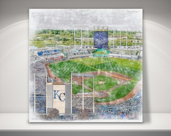 Kauffman Stadium - Etsy