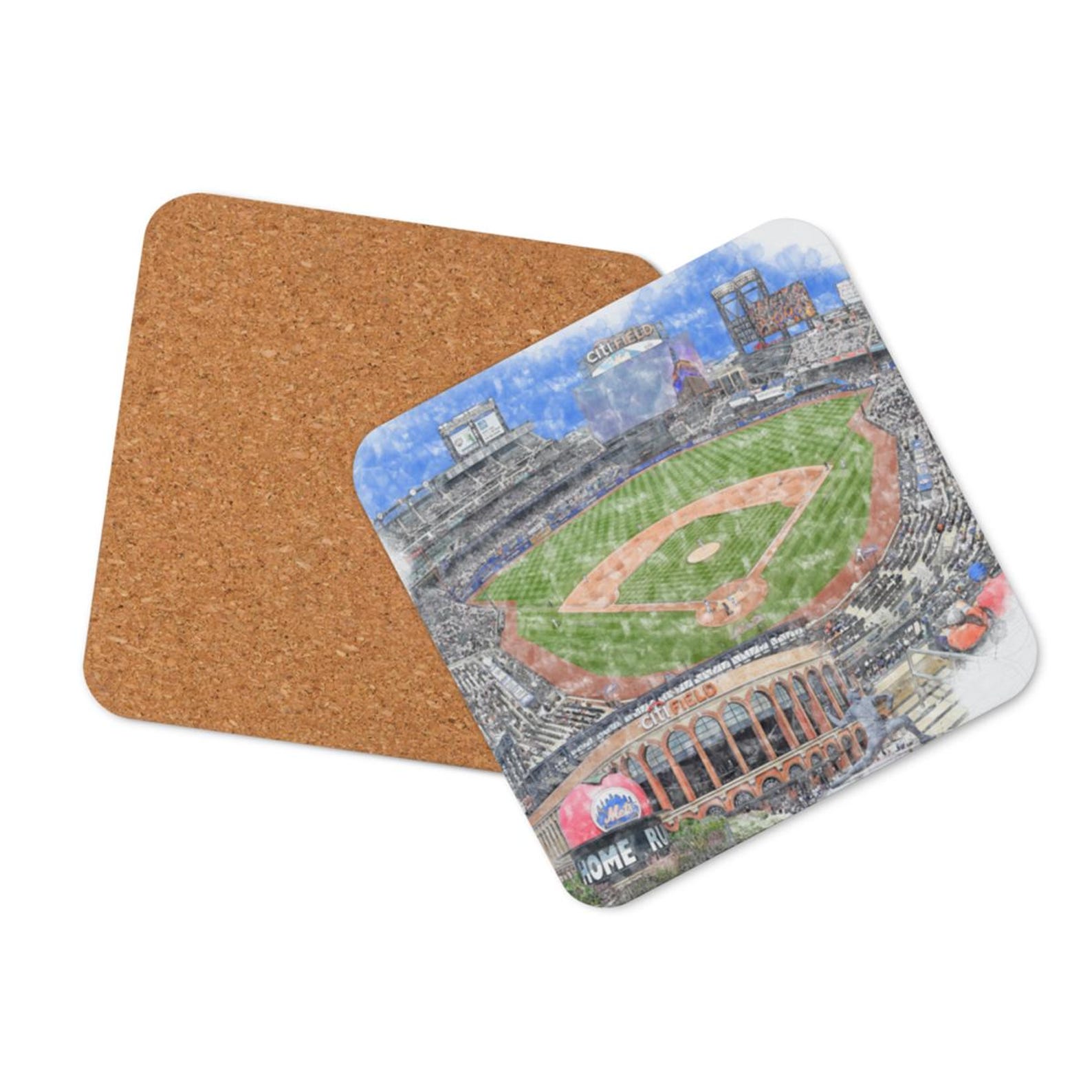 Citi Field Art Drink Coasters: New York Mets Baseball Gift (4 Pack) - Etsy