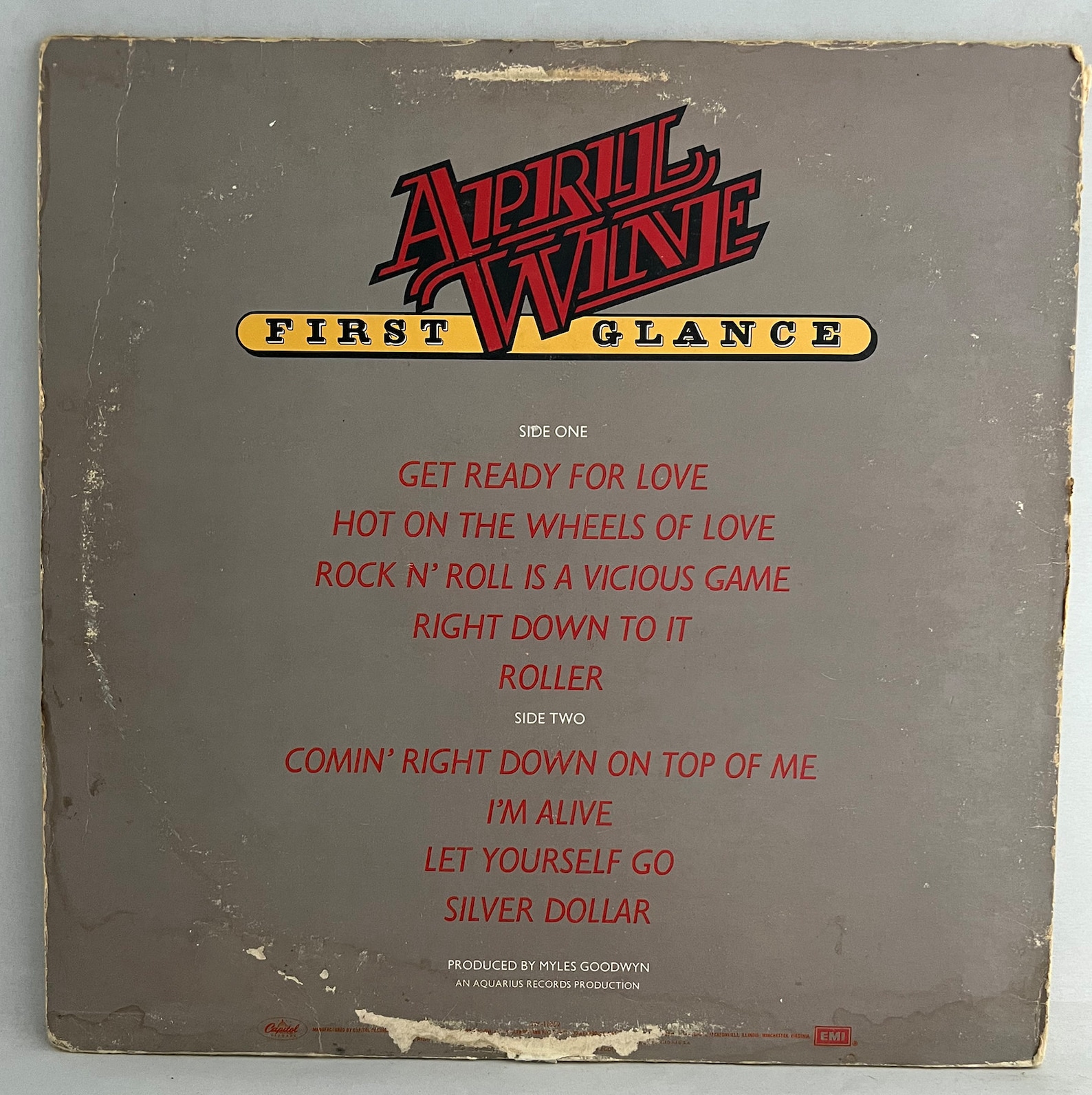 April Wine First Glance - Etsy