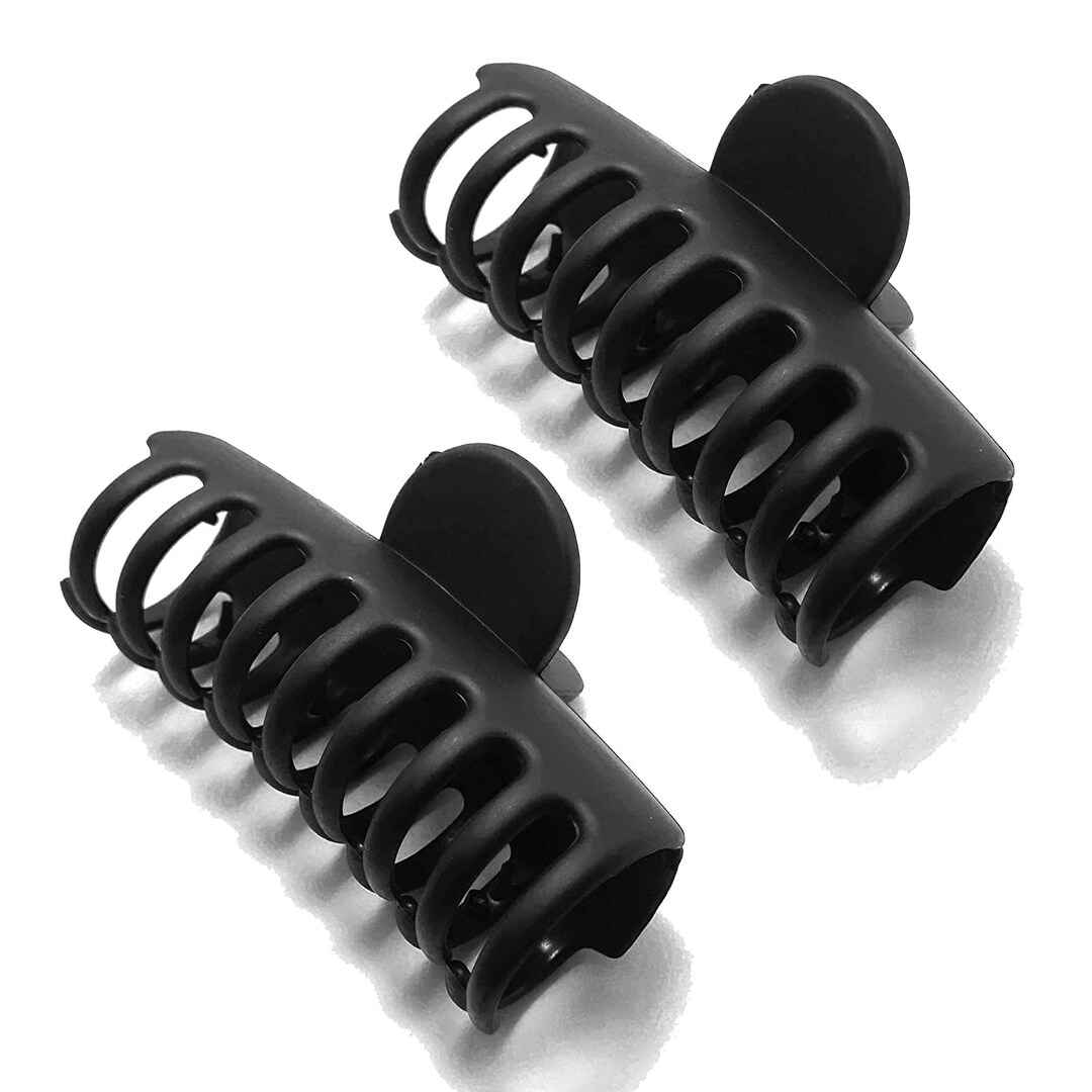 No Slip Tight Grip Hair Claw Clip XL Jumbo Big Black Butterfly - Etsy