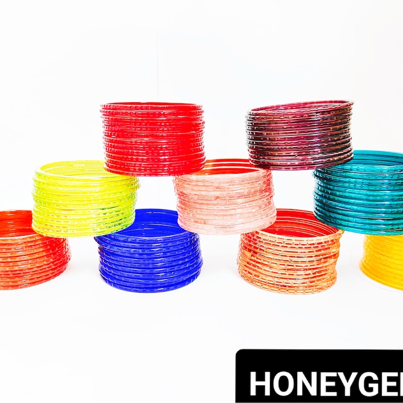 Glass Bangles - Etsy