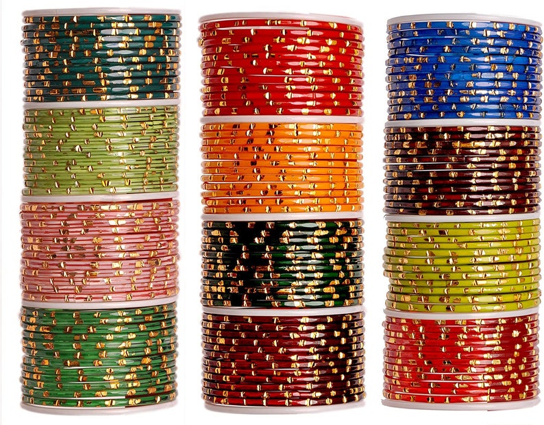 144 Bangles Multi Color Bangles 12 Pieces Each Color Of 12 | Etsy