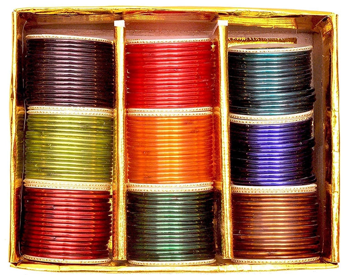 108 Multi Color 12 Pieces Each Color of All 9 Color Bangles - Etsy