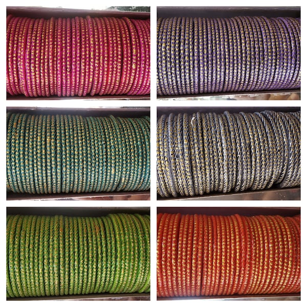 Glass India Bangles - Etsy