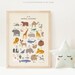 Animal Alphabet Printable Poster, Alphabet Animals, Abc Chart, Animal ...