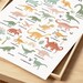 Dinosaur Alphabet and Dinosaur Number Poster Digital Download, Dinosaur ...