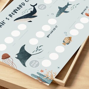Editable Ocean Reward Chart, You Can Do It Chart, Under the Sea Boy ...