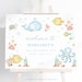 Editable Under the Sea Welcome Sign Template, Ocean Vinyl Banner ...