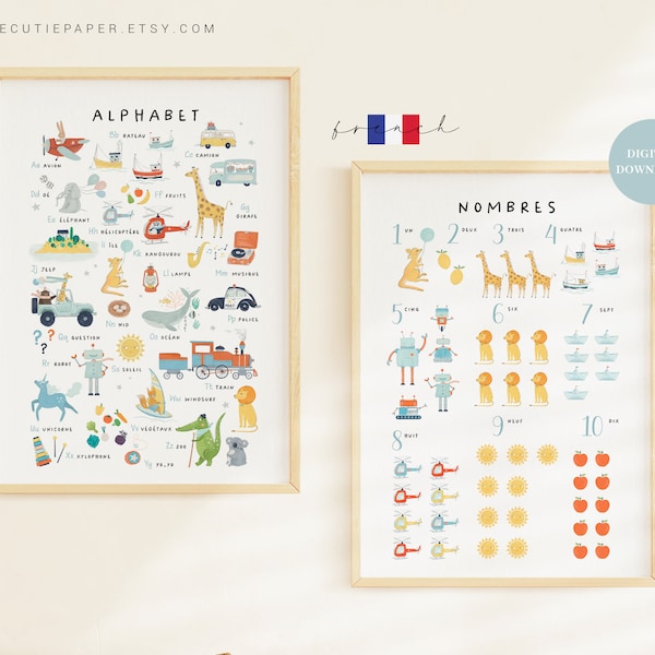 French Alphabet - Etsy