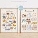 Animal Alphabet and Numbers Poster Digital Download, Abc Chart and ...