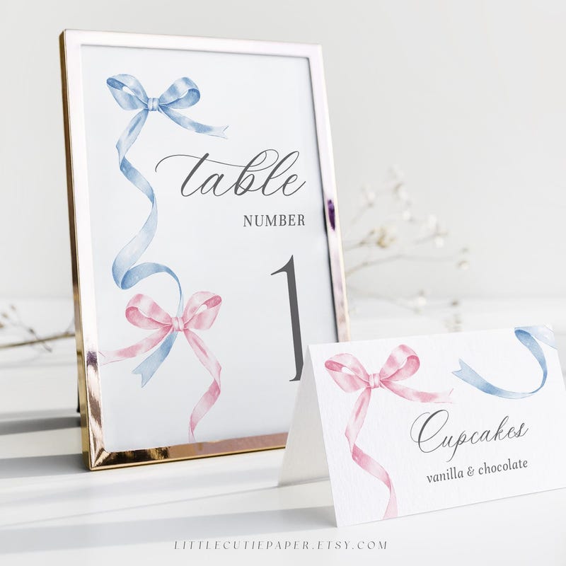 Table Number Tent - Etsy