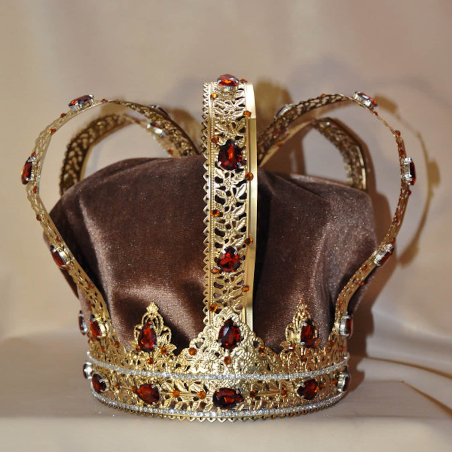 AXEL Royal King Renaissance Crown King Crown Men's Crown | Etsy