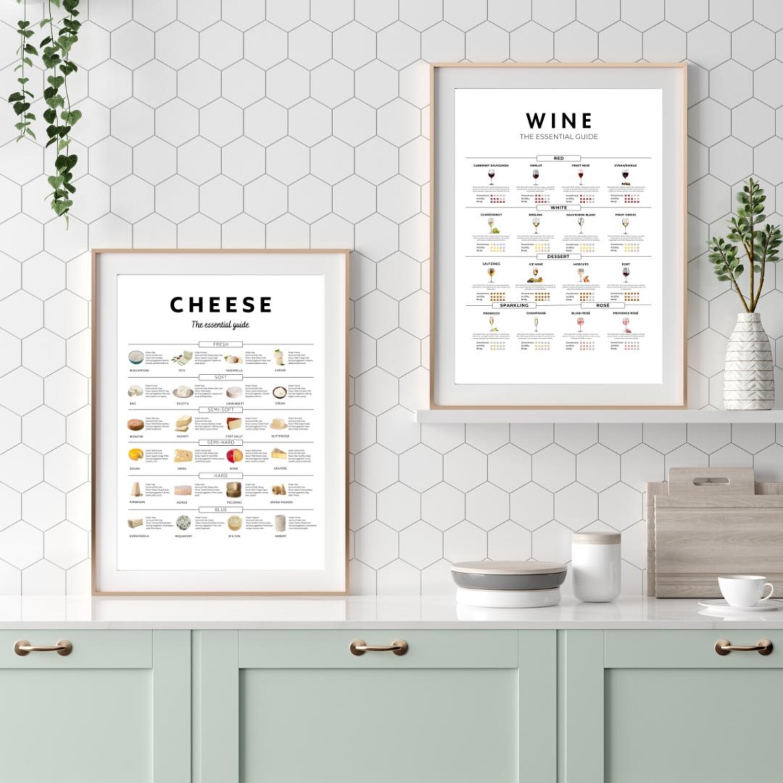 WINE - the Essential Guide, Kitchen, Wine Lovers (printable Digital ...