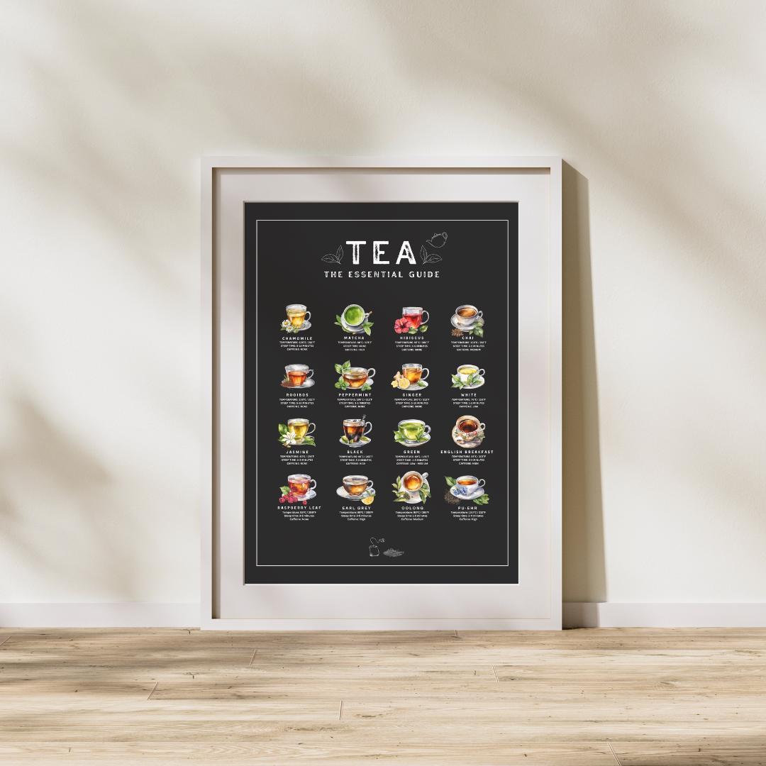 Tea Guide [dark], Essential Tea Guide, Kitchen, Café, Chai Lovers ...