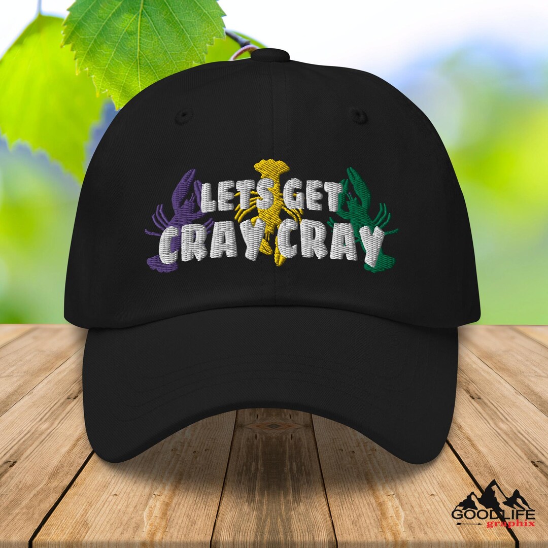 Mardi Gras Hat, Crawfish Season, Lets Get Cray Crayfish Hat, Mardi Gras ...